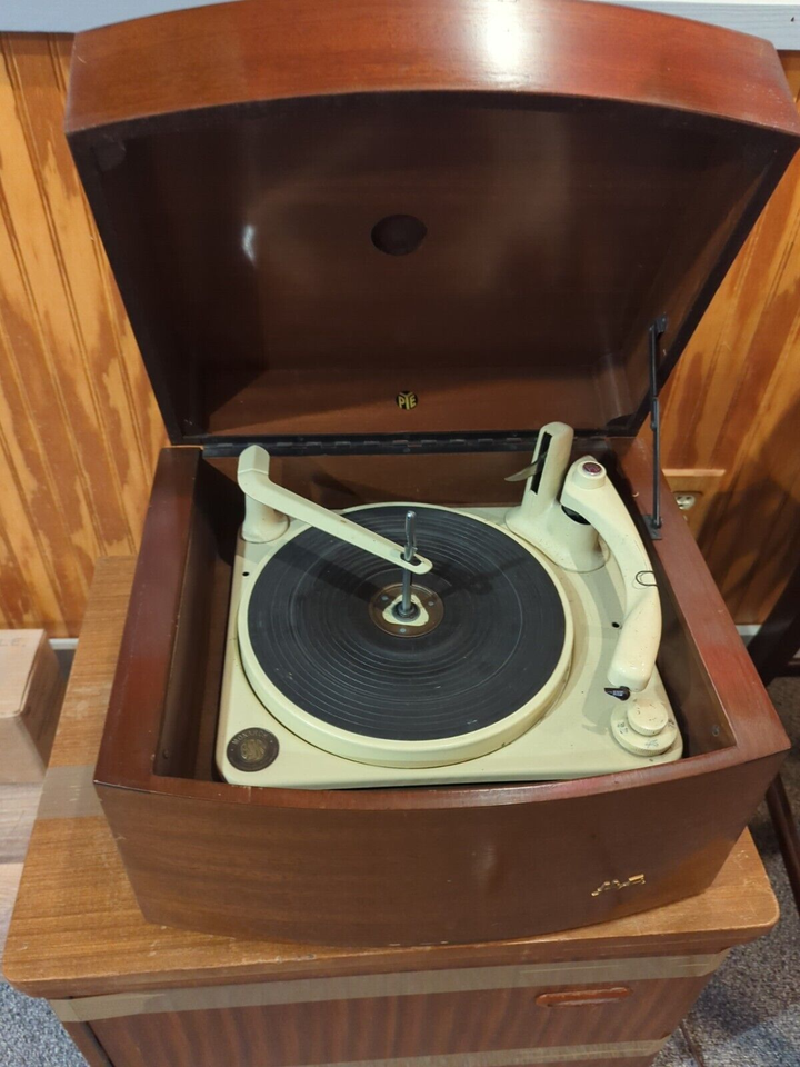 PYE BLACK BOX TURNTABLE WOODEN RECORD PLAYER HIFI, BSR Turntable | eBay