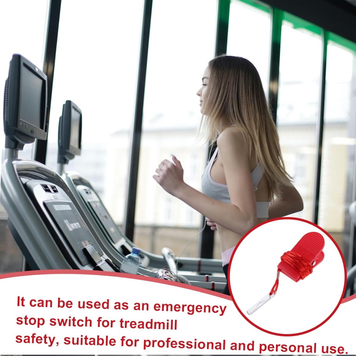 Exercise Machine Security Key 2-Pack Treadmill Safety Keys - Universal ...