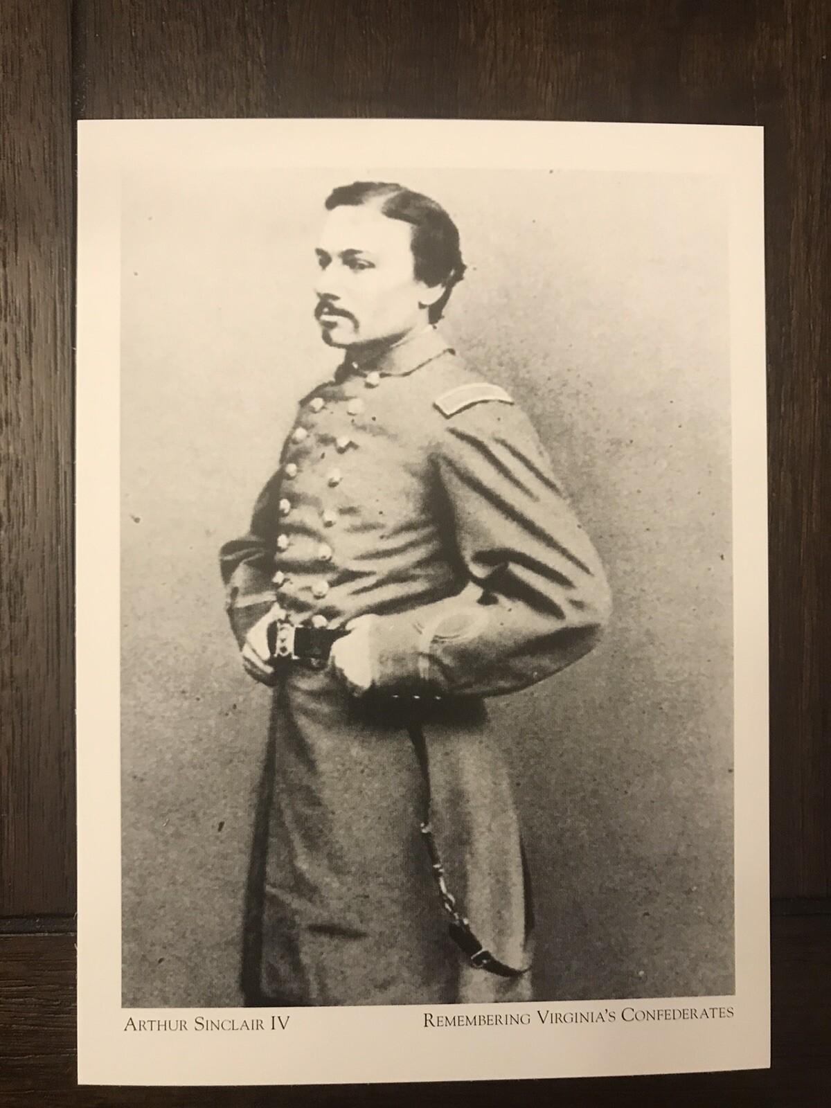 POSTCARD UNPOSTED REMEMBER VIRGINIA’S CONFEDERATES ARTHUR SINCLAIR IV ...