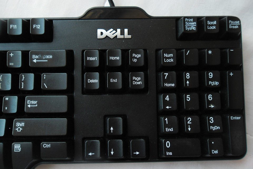 Dell USB Keyboard Model L100 Black | eBay