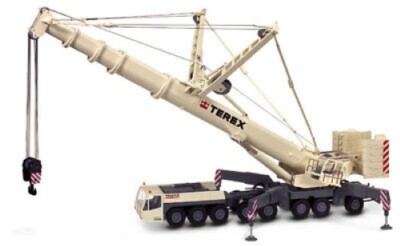 Conrad 2098 Terex AC500-1 Telescopic Hydraulic Truck Crane 1/50 O scale ...