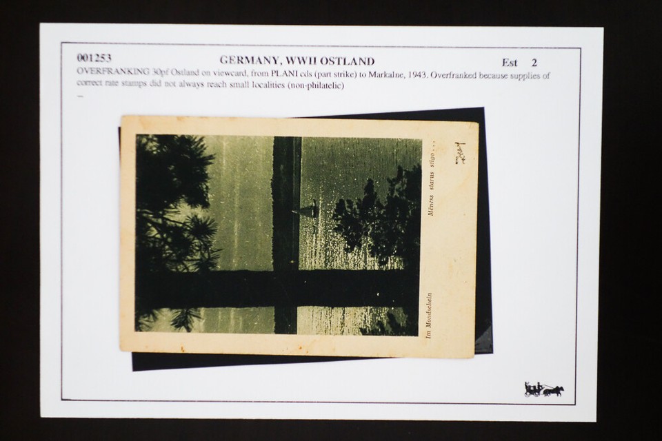 Germany WWII 1943 Ostland Postcard | eBay