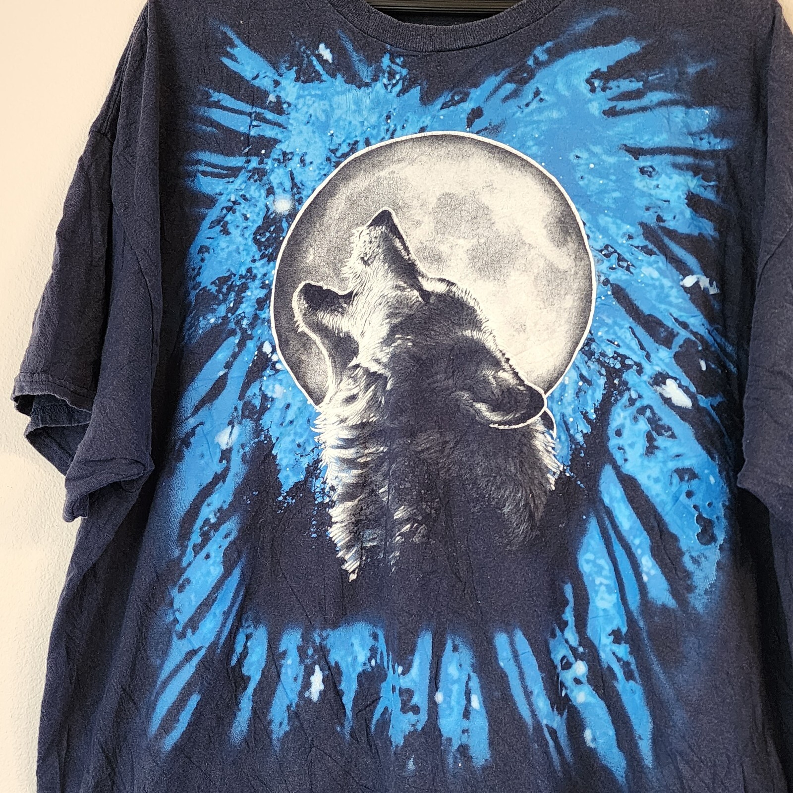 Vintage Y2K Wolf Nature Shirt Adult Size 2XL Men's Navy Blue Tee ...