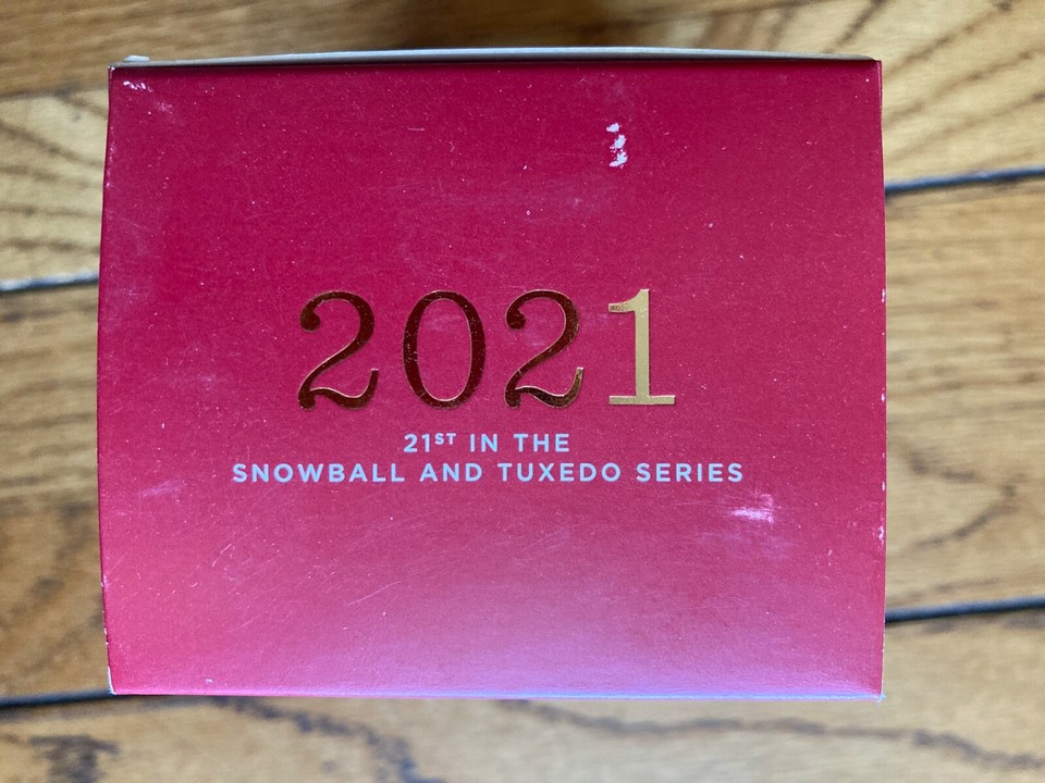 2021 Hallmark JINGLE BELL PALS 21st Snowball and Tuxedo Series Ornament ...