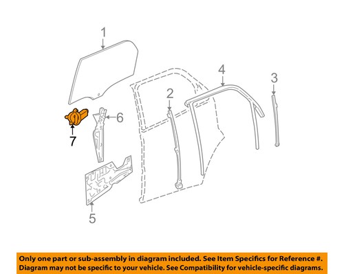 GM OEM Rear Door-Window Motor 88980987 | eBay