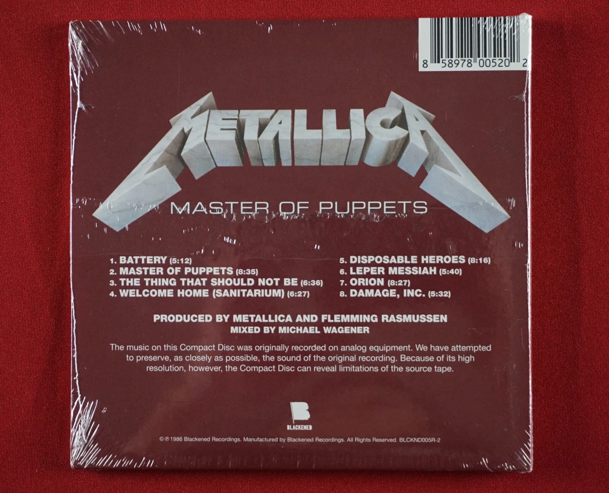 Master Of Puppets Album Cover