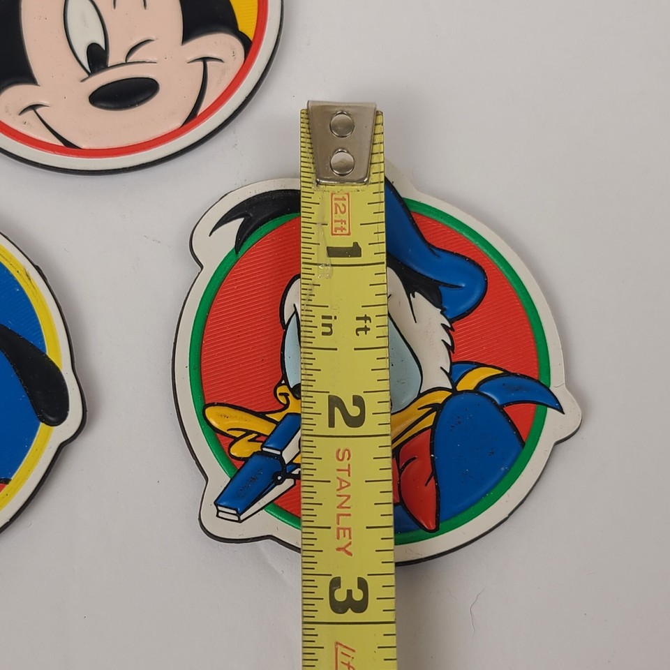 Vintage Disney Mickey Mouse Donald Duck & Goofy Magnet Lot of 3 Fridge ...