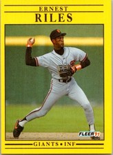 1991 Fleer - #271 Ernest Riles for sale online | eBay