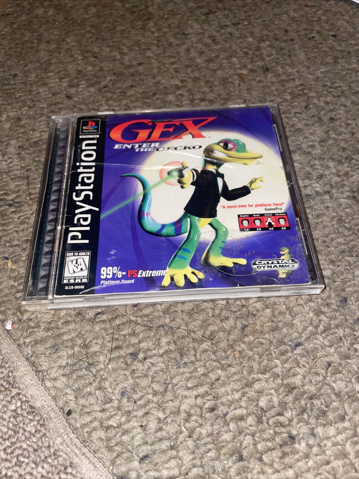 Gex: Enter the Gecko Ps1 Sony PlayStation 1 CIB Complete Manual ...