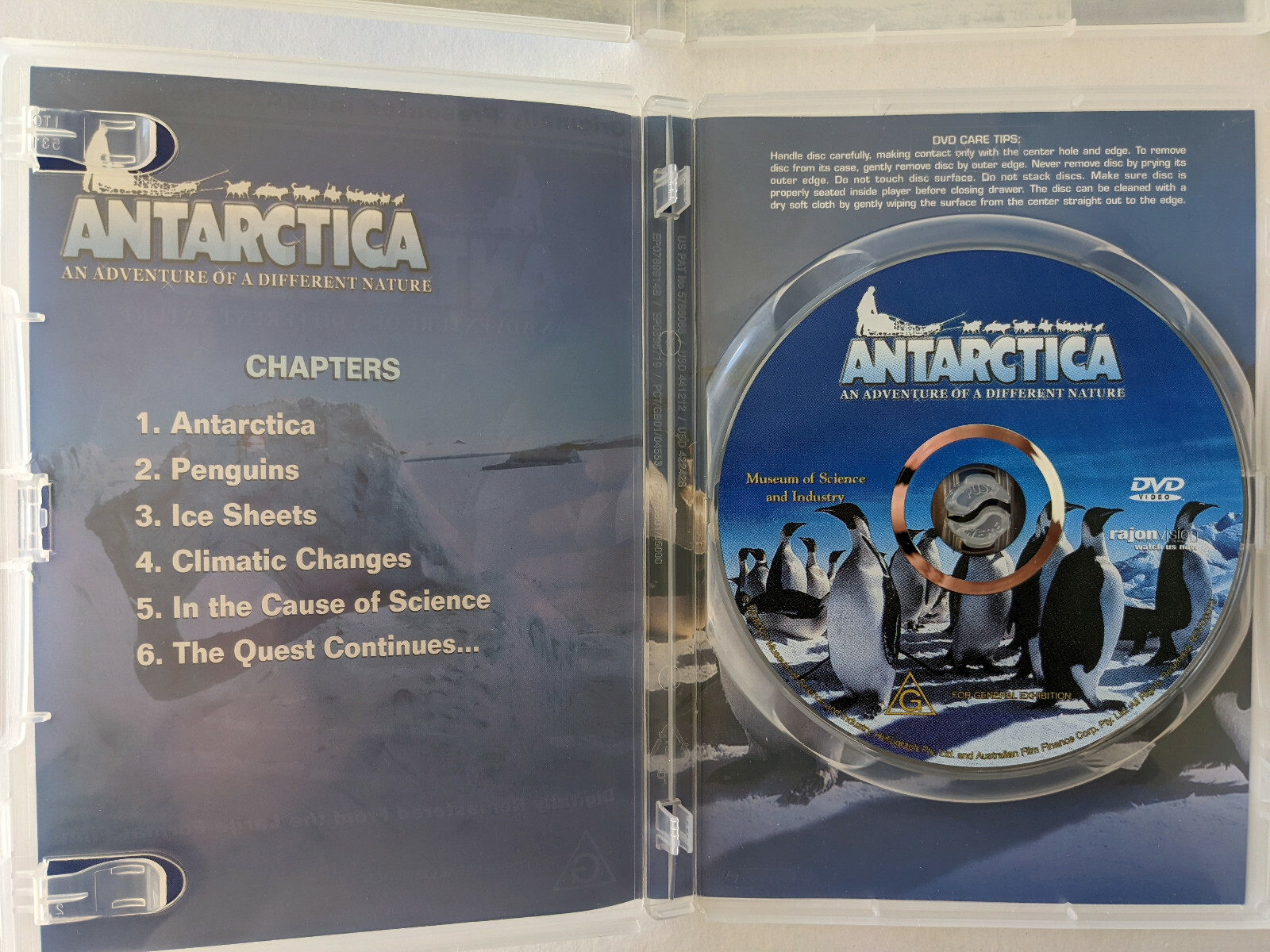 Imax - Antarctica (DVD, 1991 PAL Region 4) Documentary Nature Wildlife ...
