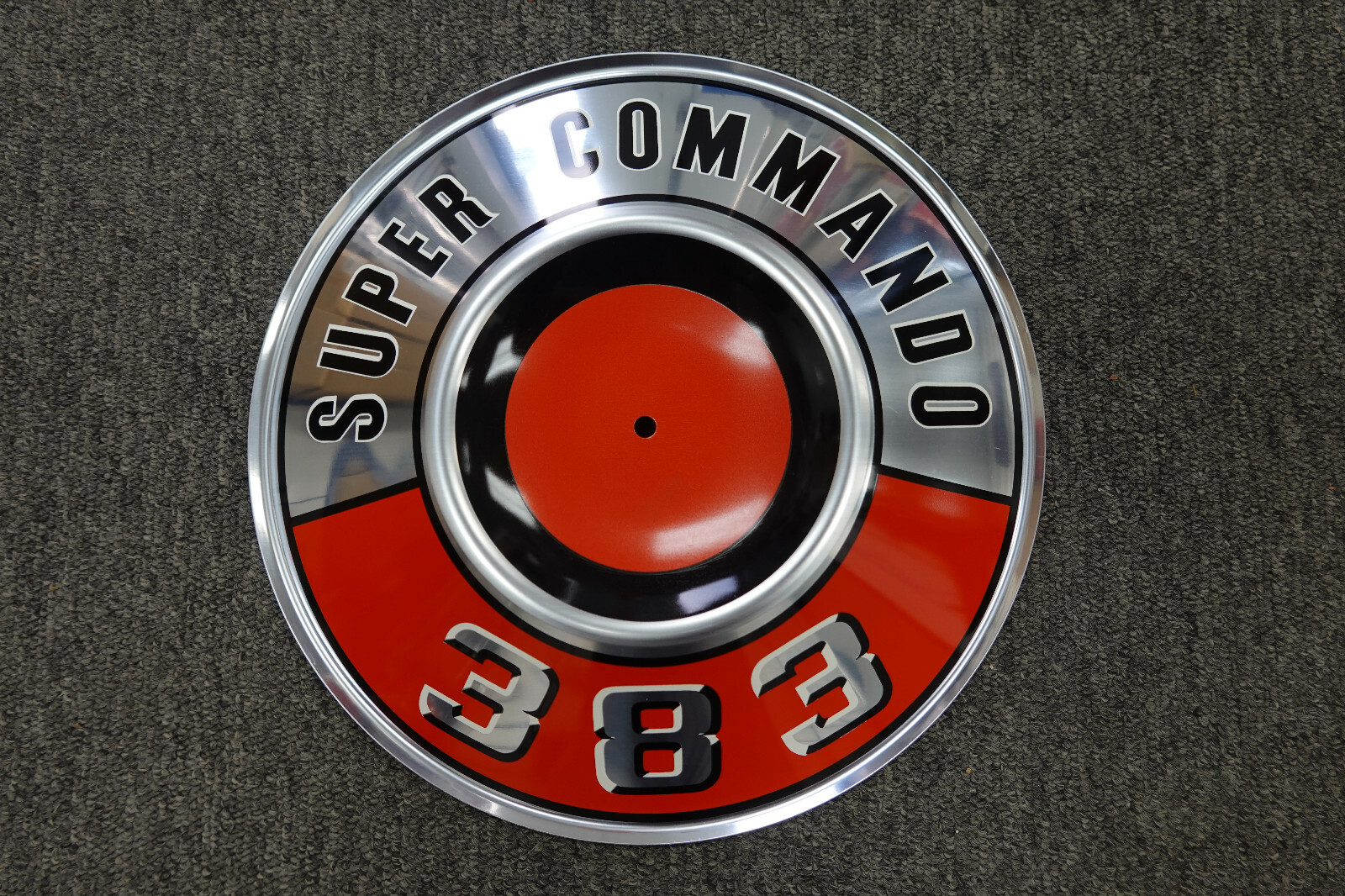 383 SUPER COMMANDO AIR CLEANER PIE PLATE | eBay