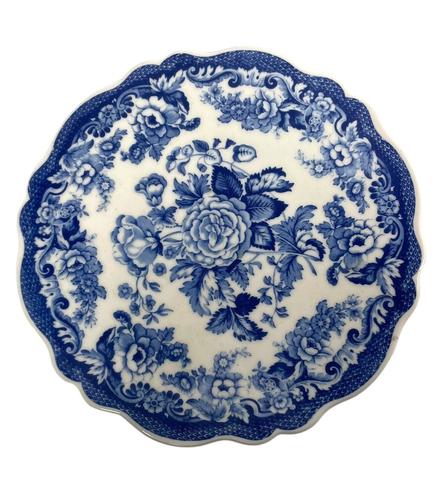 Spode Blue Room 6” Round Hanging Trivet Blue White Flowers L0906 | eBay