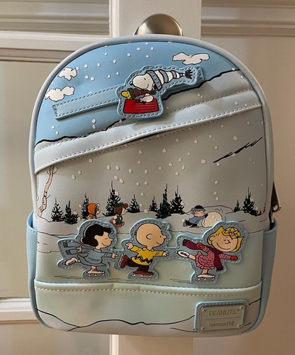 YAY! NEW WITH TAGS! Loungefly Peanuts Faux Leather Mini Backpack! | eBay