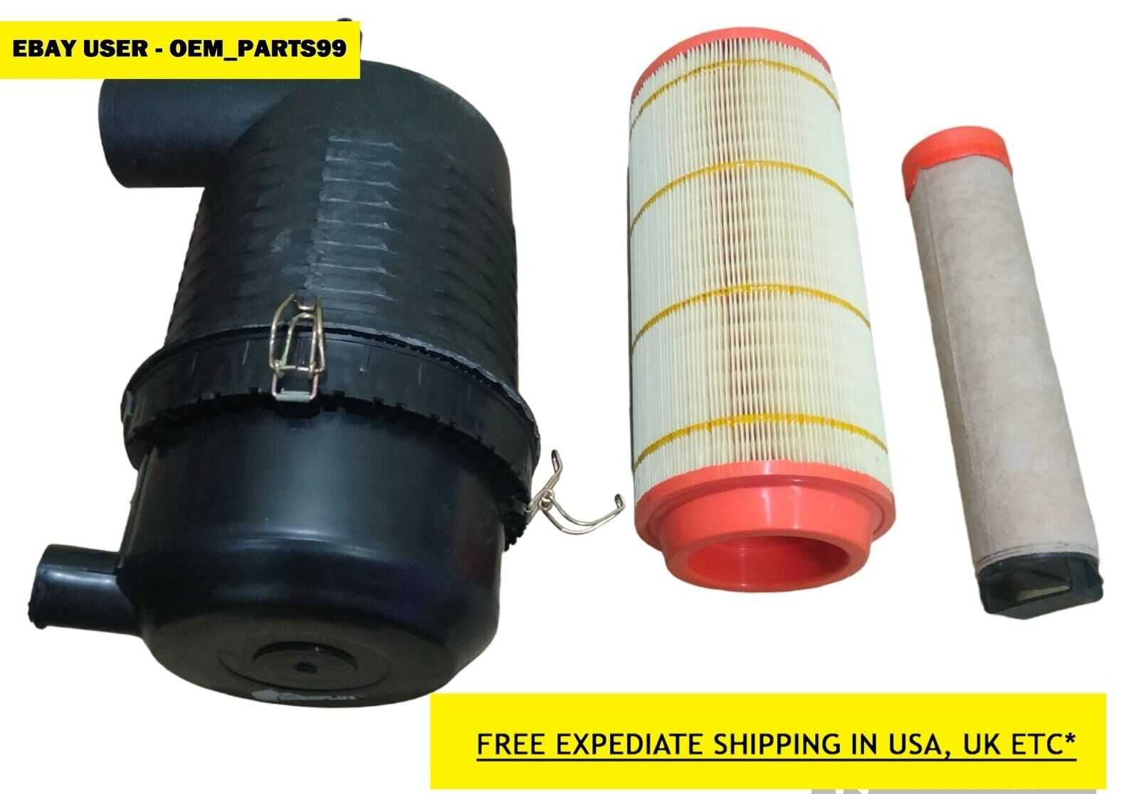 JCB AIR FILTER ASSEMBLY WITH FILTERS AND HOUSING - 32/925769 32/915802 ...