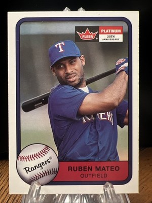 2001 Fleer Platinum Ruben Mateo #123 Texas Rangers | eBay