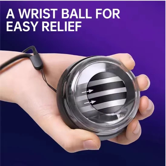 Gyro Ball Power Trainer Ball Wrist Strengthening Device Forearm ...