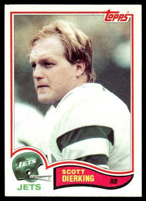 1982 Topps Scott Dierking New York Jets #165 | eBay