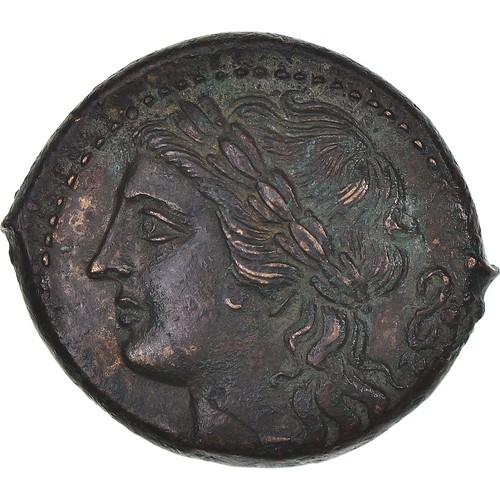 [#1066036] Coin, Bruttium, Æ, 260-218 BC, Rhegion, AU, Bronze, HGC:1 ...