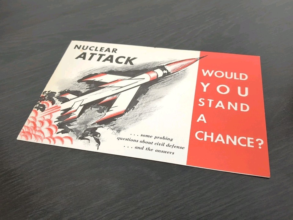 Nuclear Attack Would You Stand A Chance? Rare Pamphlet Nelson ...