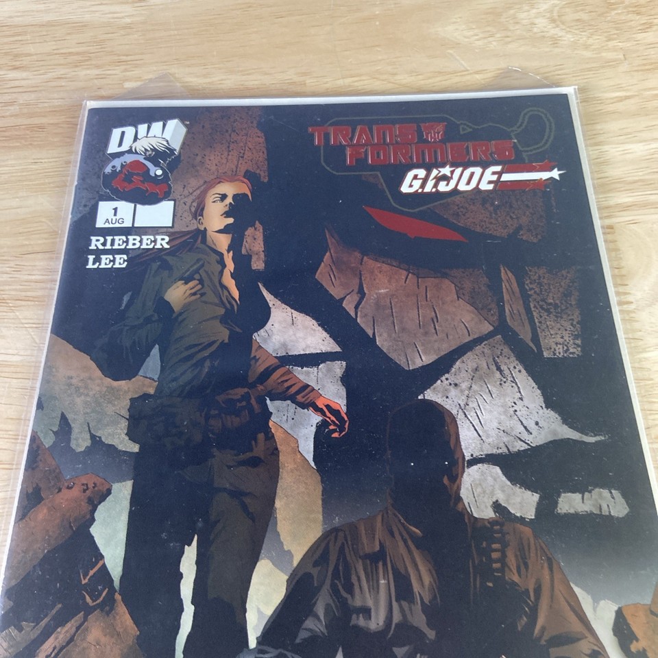 Transformers Gi Joe Comics Dynamic Forces Dreamwave Red Foil Cover LE ...