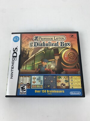 Professor Layton and the Diabolical Box (Nintendo DS, 2009)--Complete ...