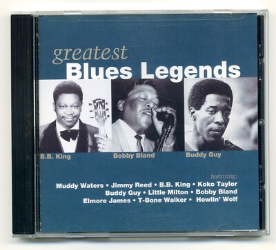 Greatest Blues Legends (CD, 1994, MCA Records) B.B. King, Muddy Waters ...