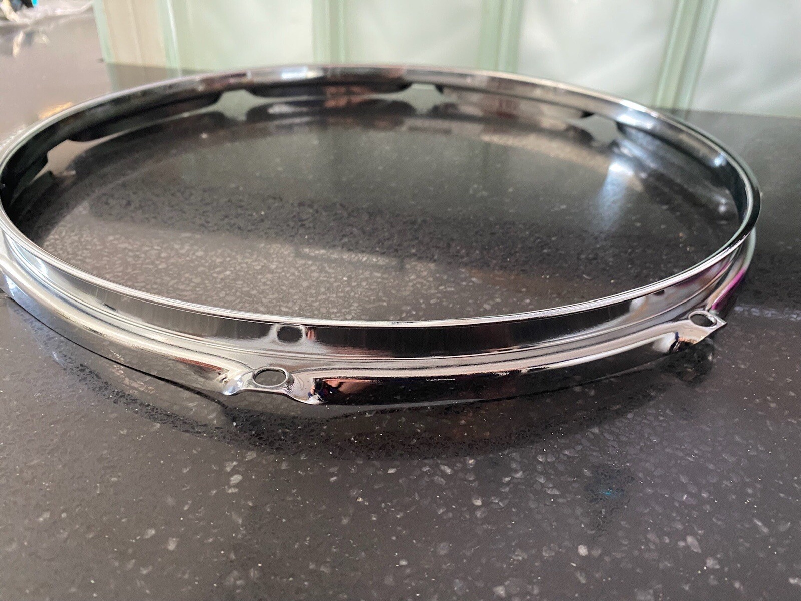 14” 8 Lug Snare Side Triple Flanged Drum Rim 2.3mm Chrome New! | eBay