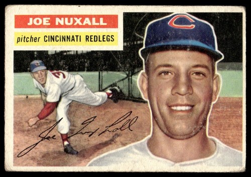 1956 Topps Baseball Card Joe Nuxhall Cincinnati Redlegs #218 VG-EX | eBay