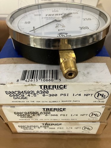 4 1/2" Trerice 0-300 psi gauges | eBay