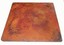 Mexican Square Copper Table Top Hand Hammered Natural Patina 24 Inches ...