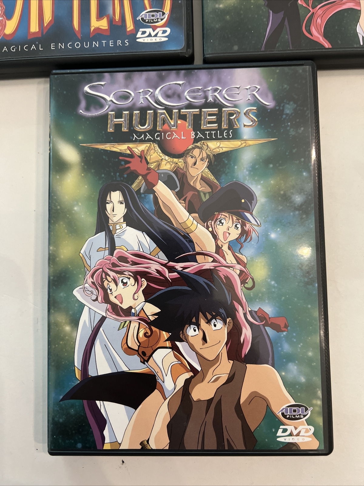 Lot of 3 Sorcerer Hunters Anime DVD Magical Encounters Contests Battles ...
