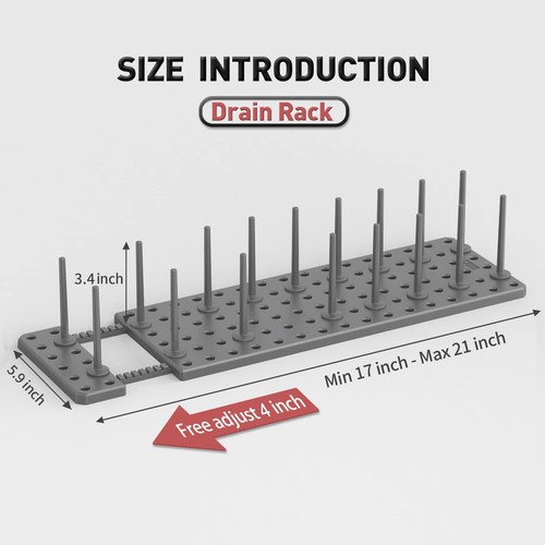 Pegboard Drawer Organizer for Kitchen Cabinet, Plate Organizers for ...
