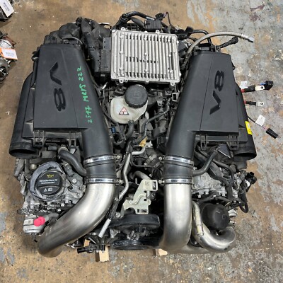 14-17 MERCEDES S550 W222 4.6L RWD M278 DE 46 LAV ENGINE MOTOR 278929 ...