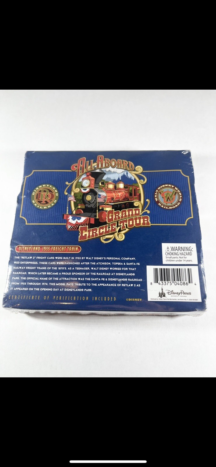 New Disney Parks Olszweski Disneyland 1955 Freight Train Retlaw 2 Model ...