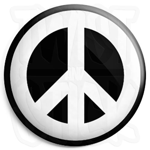 CND Logo - Peace Sign - 25mm Love Symbol Button Badge with Fridge ...