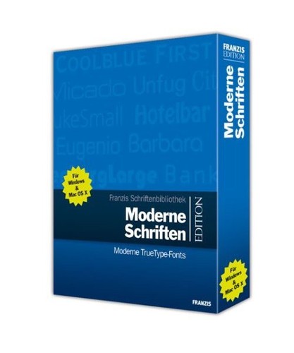 Moderne Schriften. CD-ROM für Windows: Moderne TrueType-Fonts ...