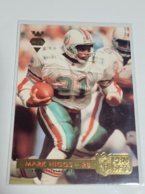 MARK HIGGS 1992 Pro Set MVP Gold Insert #MVP9. DOLPHINS | eBay