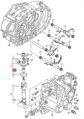 Genuine VW SEAT AUDI SKODA Beetle Cabrio Cabriolet ball sleeve ...