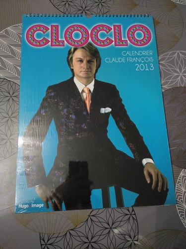 CALENDRIER CLAUDE FRANCOIS 2013 A SPIRALES GD FORMAT | eBay