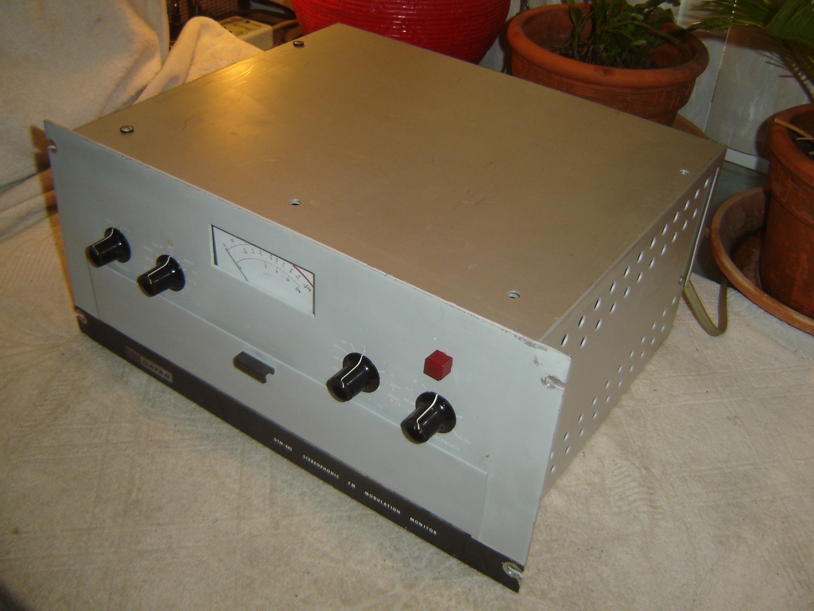 Gates GTM-88S Stereophonic FM Modulation Monitor, Broadcast, Vintage ...