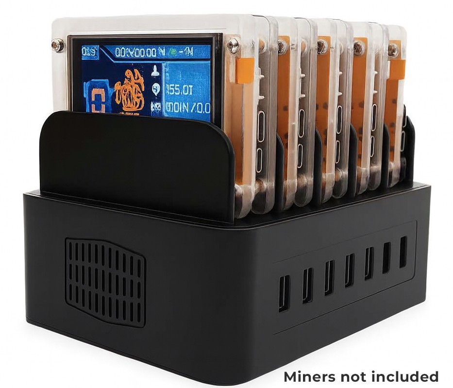 Smart USB Power Bay for NMMiner, Nerdminer, Bitcoin Lottery Miners | eBay