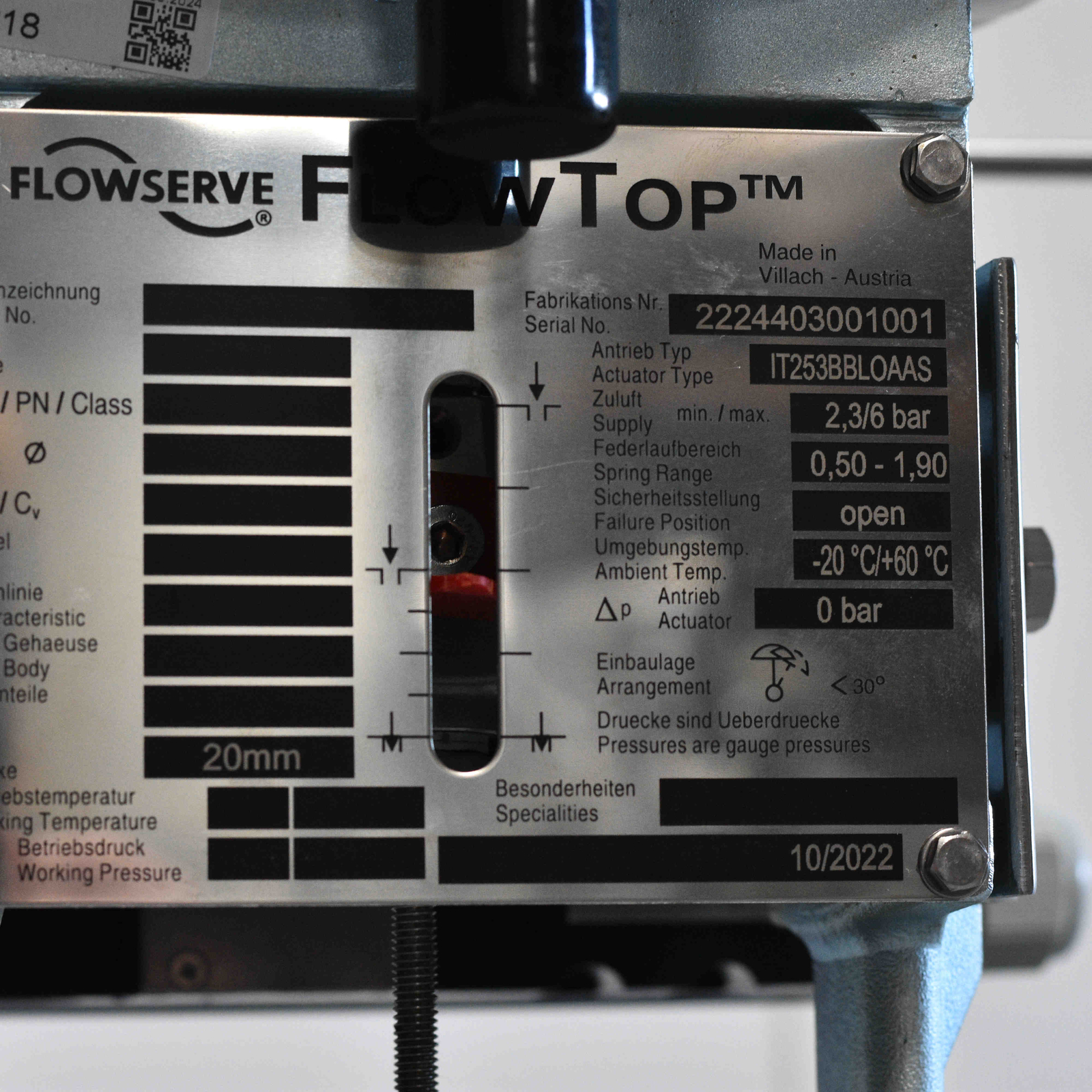 Flowserve Flowtop HOCHLEISTUNGSPOSITIONIERER Logix 500si -used- | eBay ...