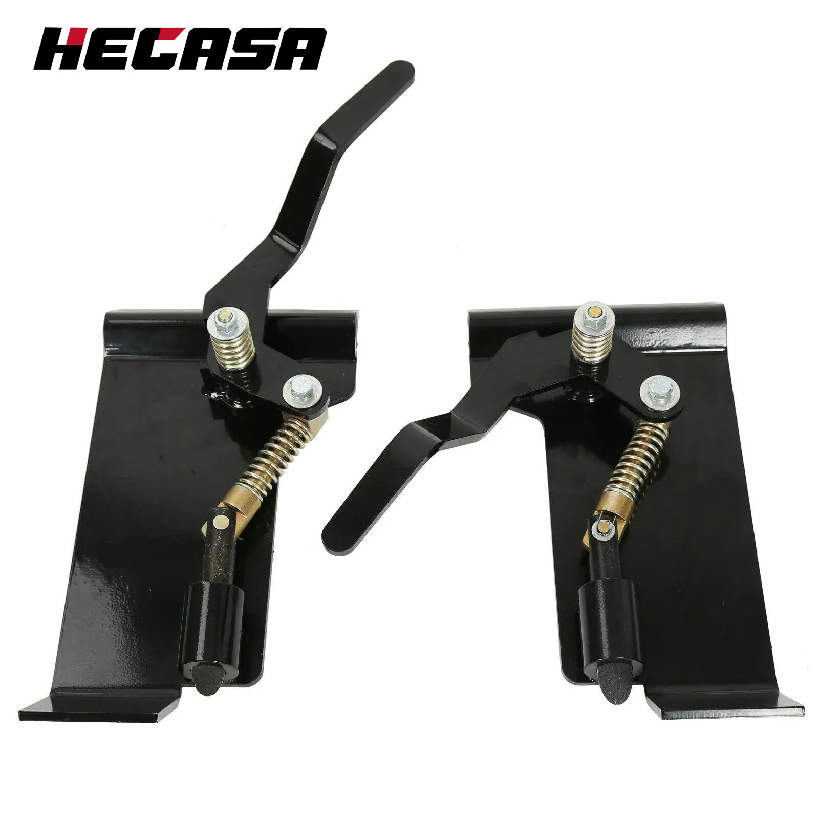 Weld-On Skid Steer Quick Attach Bucket Conversion Adapter Latch Plates ...