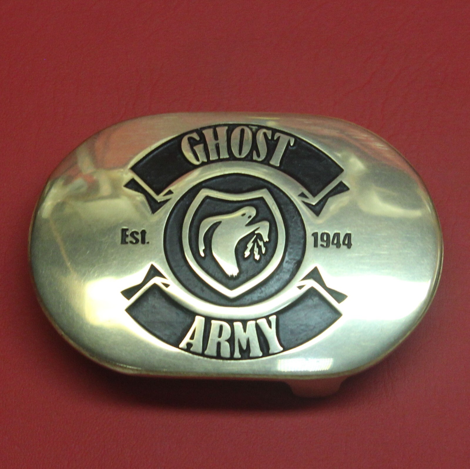 Psyop / Ghost Army Brass Belt Buckle | eBay