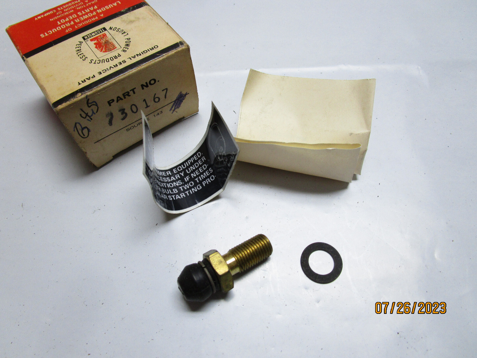 Genuine Tecumseh OEM Primer Assist kit 730167 | eBay