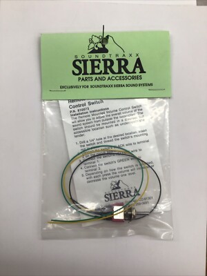 810073 Sierra Soundtraxx Sound System Remote Mounted Volume Control ...
