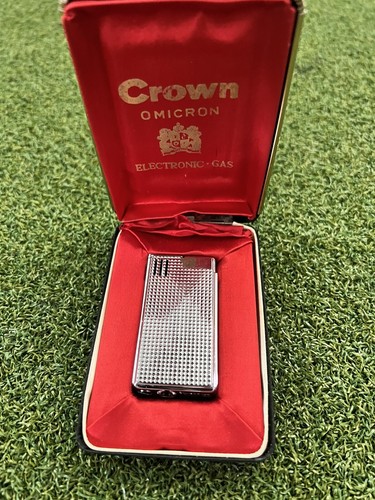Vintage Crown Omicron Electronic Gas Lighter W/ Box | eBay