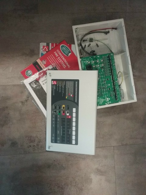 C-tec CFP Alarmsense 8 Zone Conventional Fire Alarm Panel 2 Wire Cfp708 ...