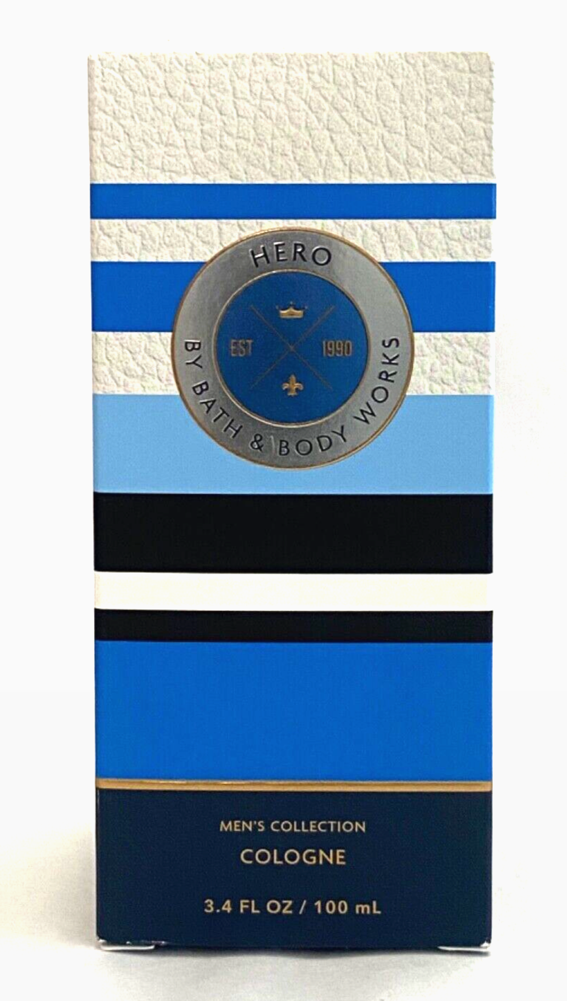 1 BATH & BODY WORKS MEN’S COLLECTION HERO COLOGNE 3.4 FL OZ/ 100mL NEW ...