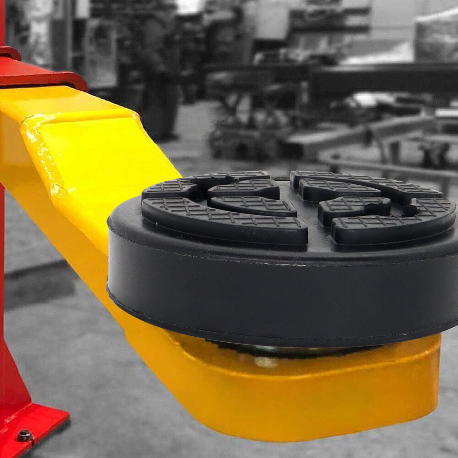 4Pcs Round Rubber Arm Pads Lift Pad For Auto Lift Truck Car Hoist Heavy ...